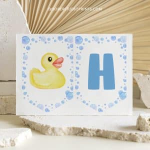 Rubber Duck Birthday Banner - Goober Studio Prints