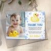 Rubber Duck Birthday Thank You Card - Goober Studio Prints