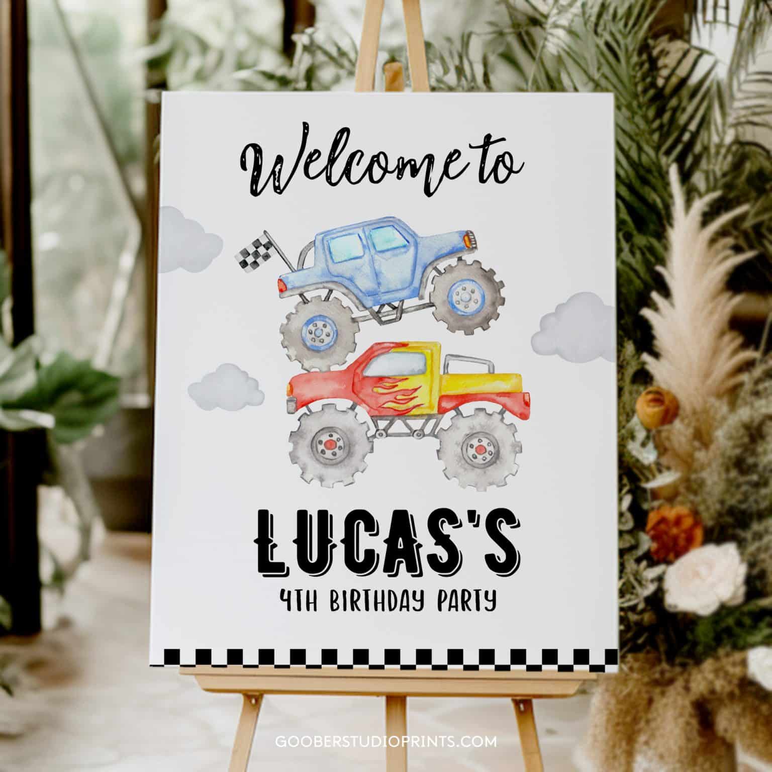 10 Monster Truck Birthday Party Ideas to Rev Up the Fun! - Goober ...
