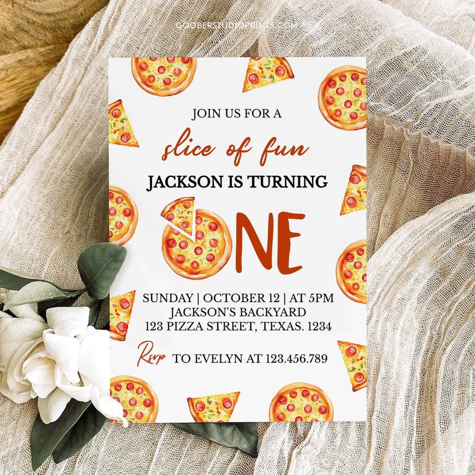15 Pizza Birthday Party Ideas Kids Will Love! - Goober Studio Prints