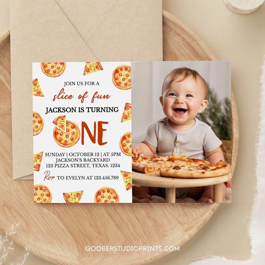 15 Pizza Birthday Party Ideas Kids Will Love! - Goober Studio Prints
