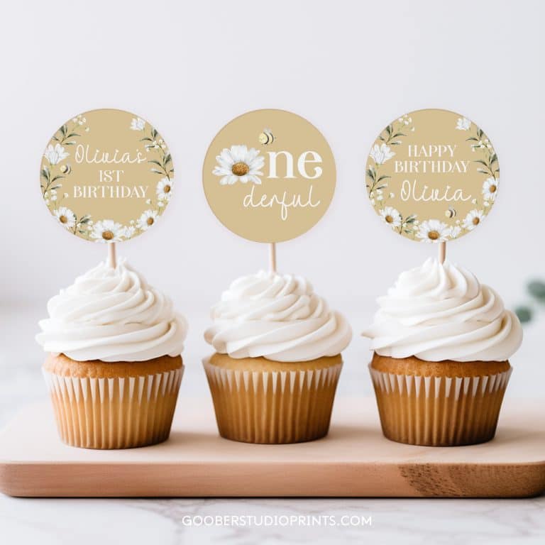 Daisy & Bee Birthday Set Bundle - Goober Studio Prints