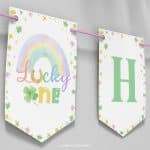 Lucky One Birthday Banner - Goober Studio Prints