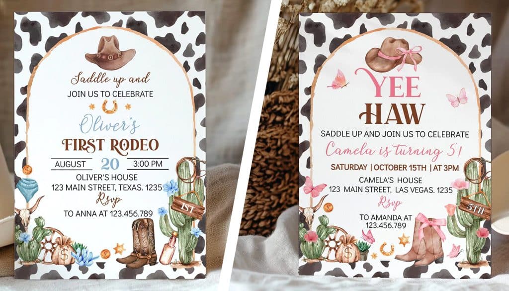 15 Rodeo Birthday Party Ideas for Kids! - Goober Studio Prints