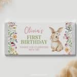 Bunny Birthday Chocolate Bar Wrappers - Goober Studio Prints