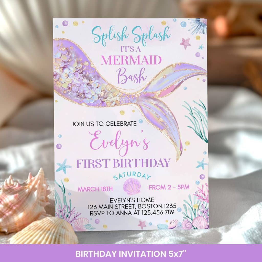 Mermaid Birthday Party Bundle - Goober Studio Prints
