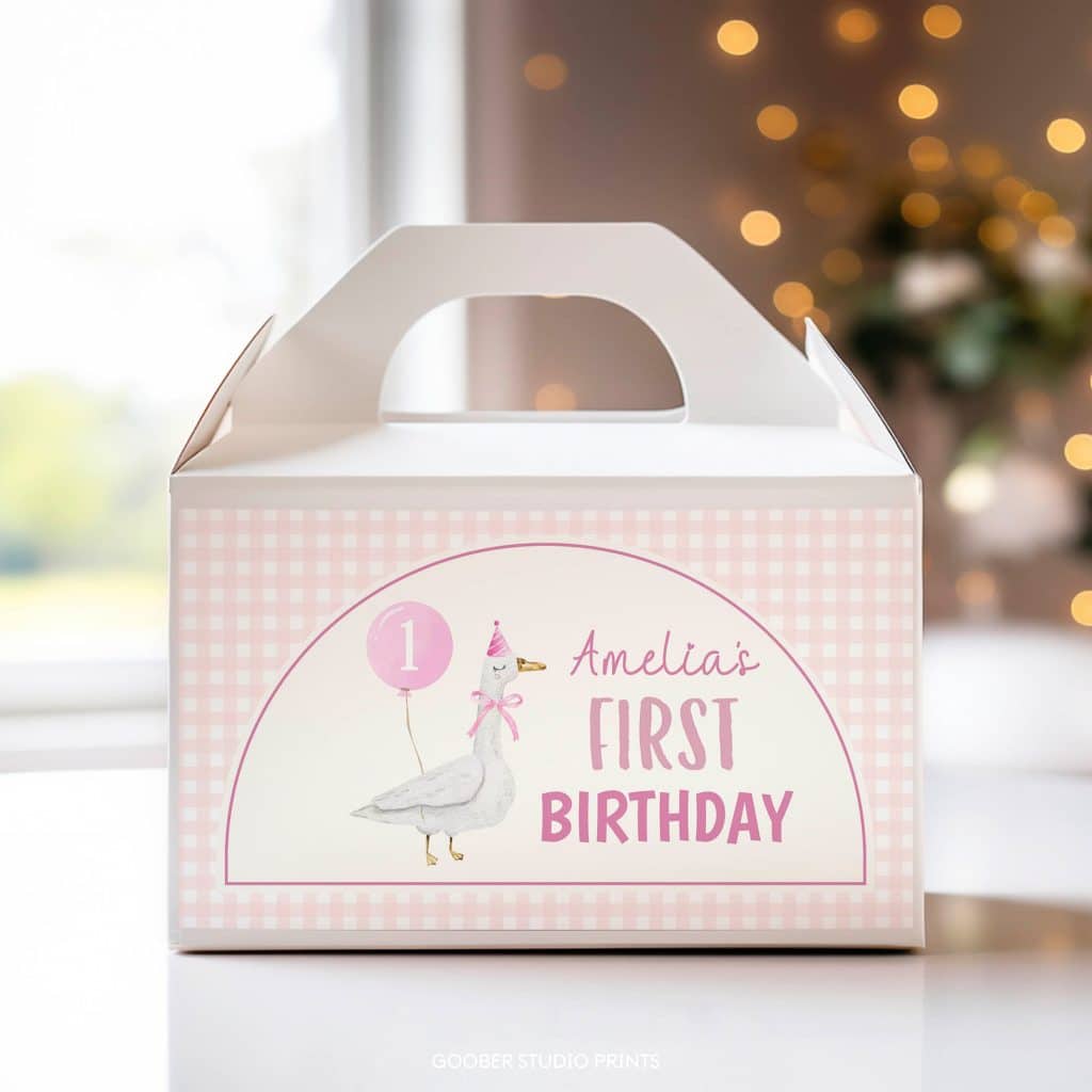 Silly Goose Birthday Welcome Sign - Goober Studio Prints