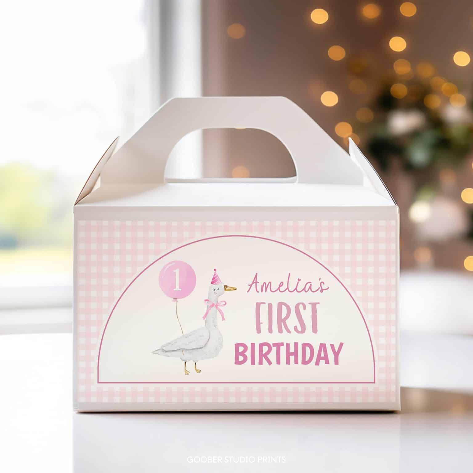 Silly Goose Birthday Welcome Sign - Goober Studio Prints