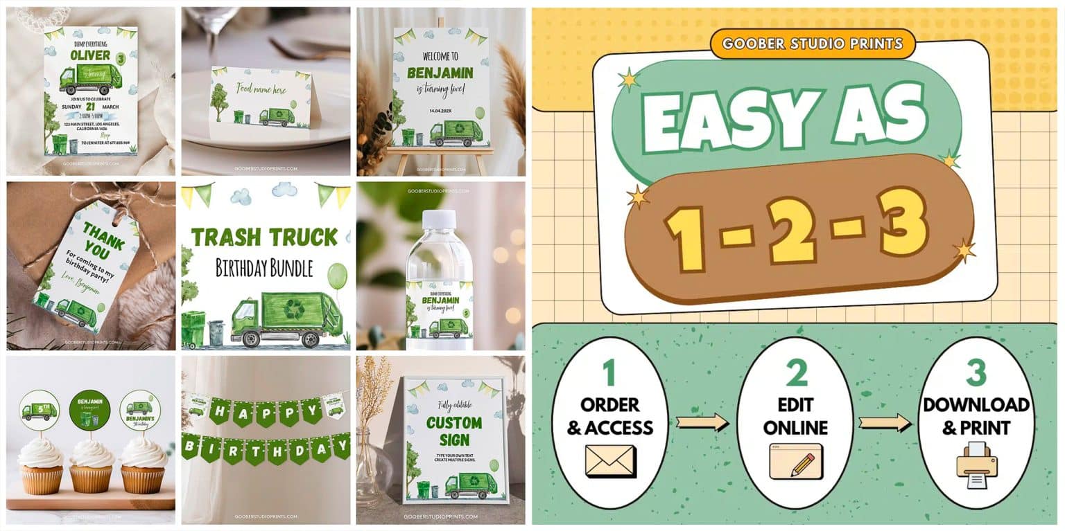 15 Garbage Truck Birthday Party Ideas That Will Wow Your Little Trash ...