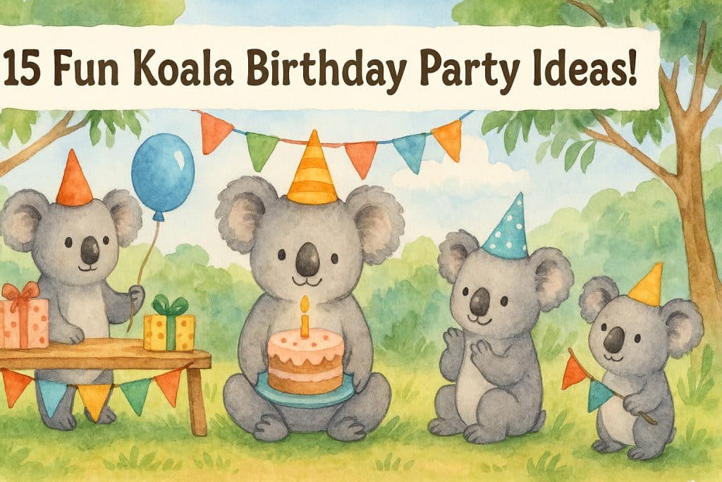 15 Adorable Koala Birthday Party Ideas That’ll Make Everyone Smile ...