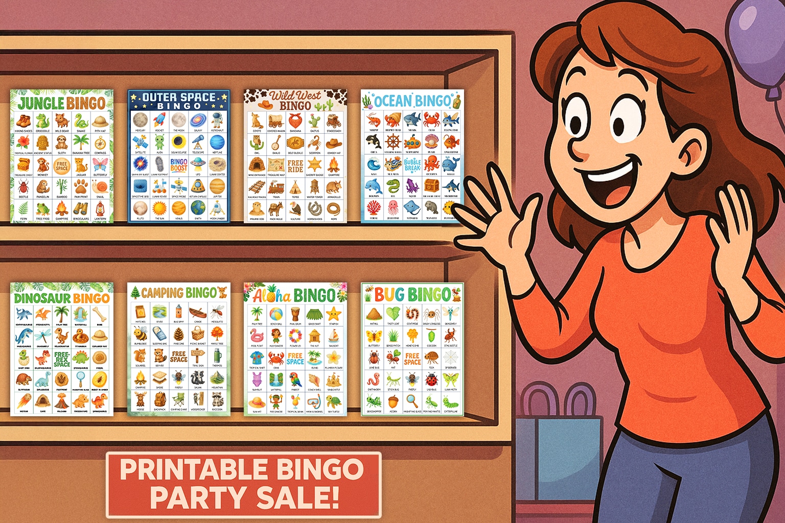 8 Printable Bingo Games for Kids That Bring Big Fun to Any Party ...